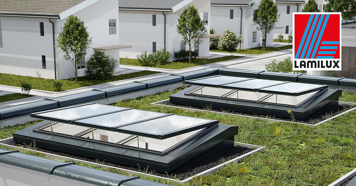 Our Modular Glass Skylight Innovation MS78 | LAMILUX