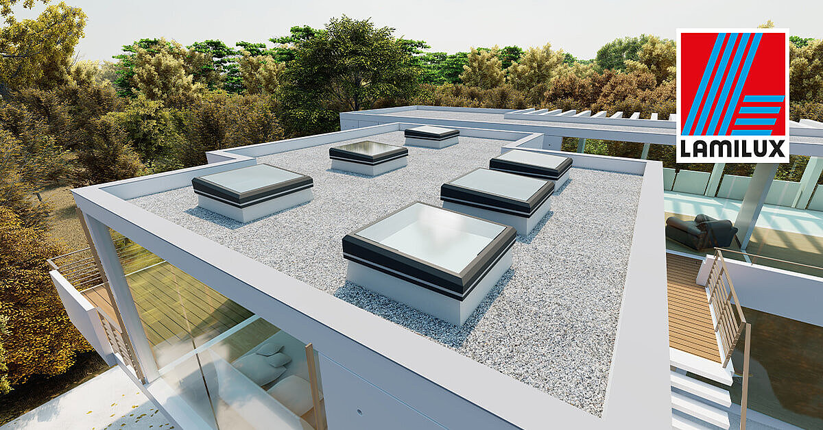 Glass Skylight FE 3° aluminium | LAMILUX