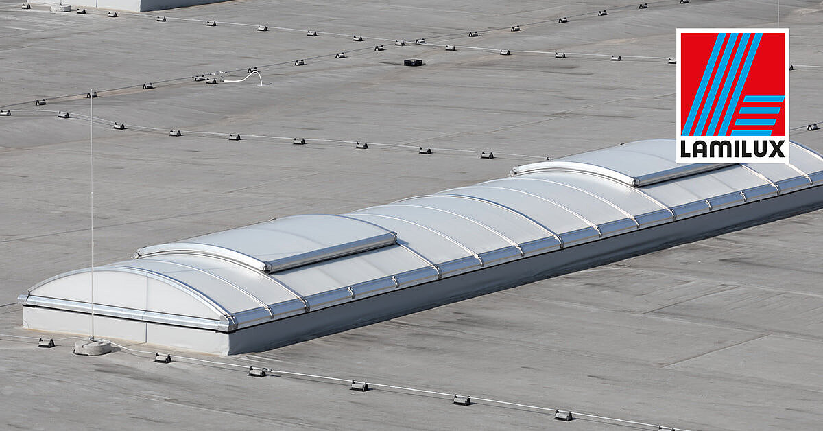 Continuous Rooflight B Arched Design | LAMILUX