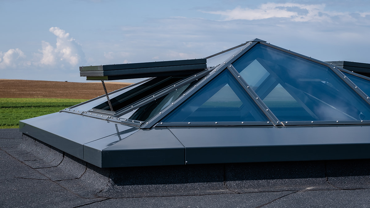 Glass Roof Pr60 At A Detached House Lamilux