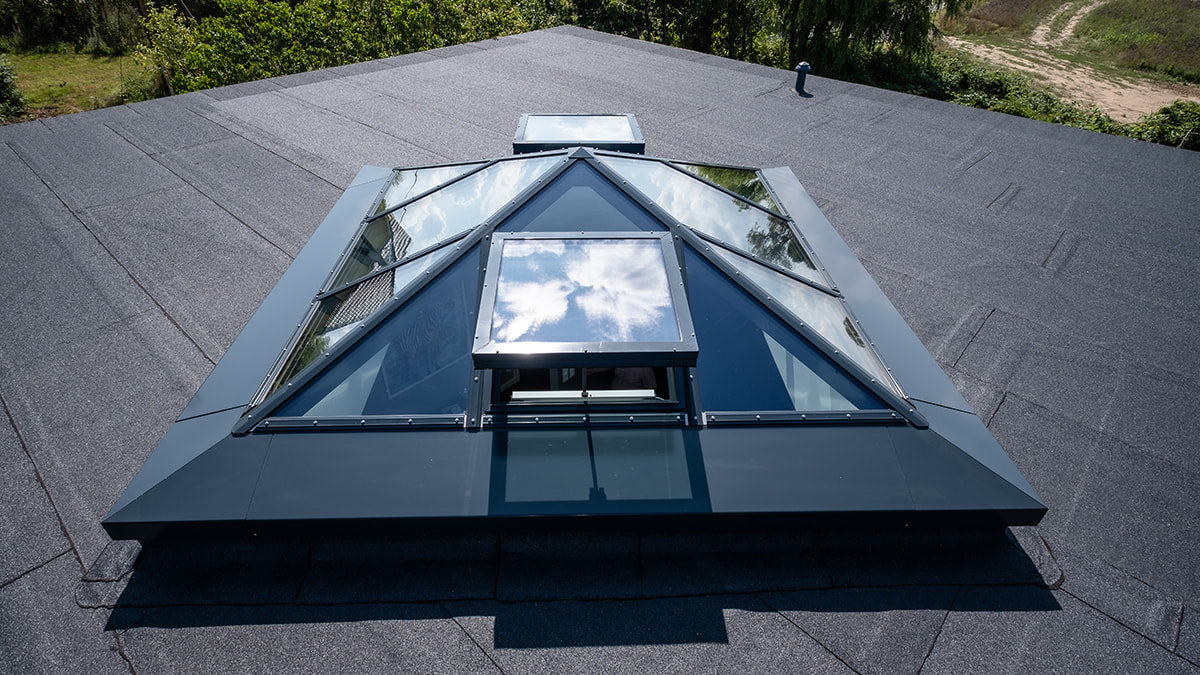 Glass Roof Pr60 At A Detached House Lamilux